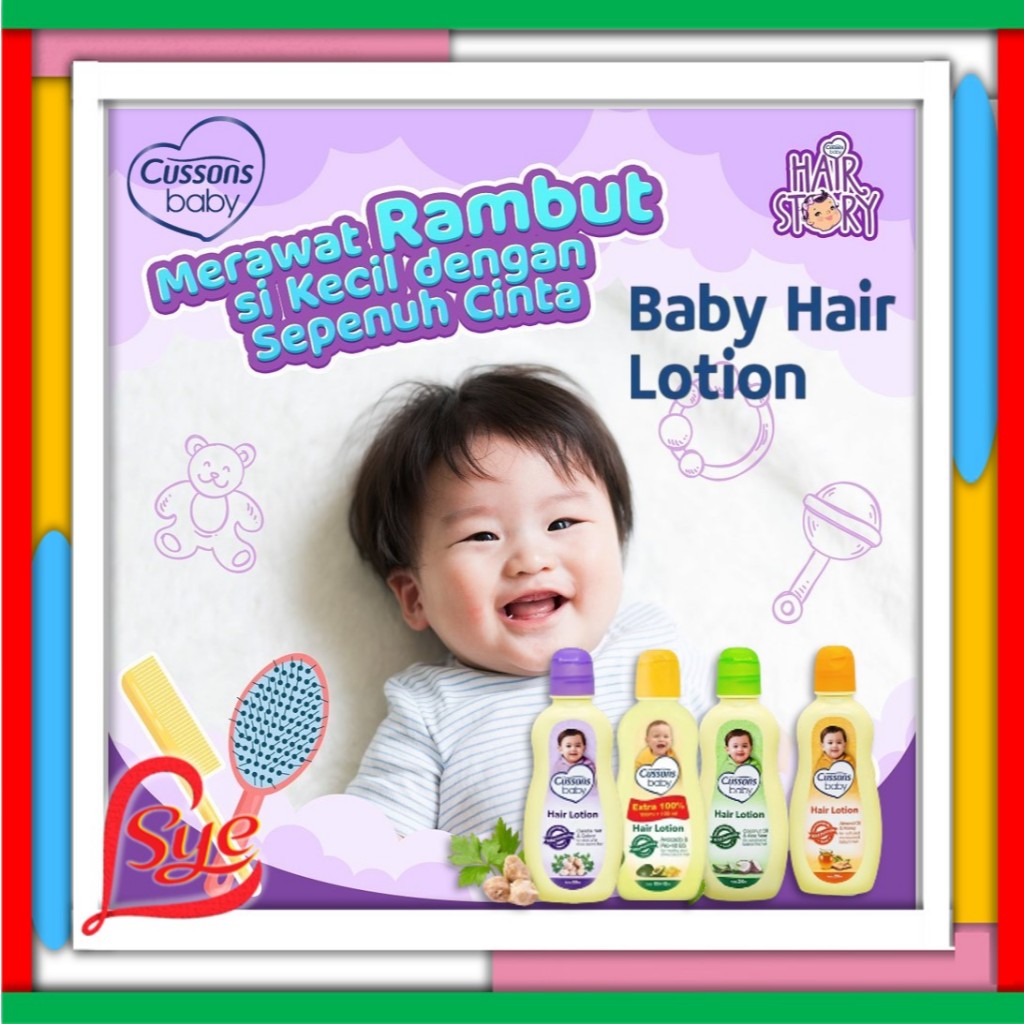 Jual Cussons Baby Hair Lotion 50ml + 50ml & 100ml + 100ml | Cusson ...