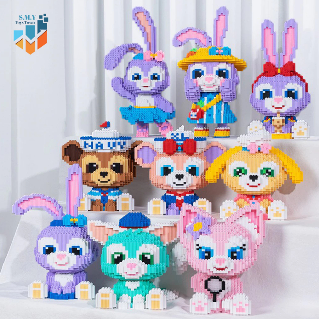 Jual SMY Toystown Nano Block Disney & Stella Lou 3D Model Mainan Susun Brick Dekorasi Karakter ...
