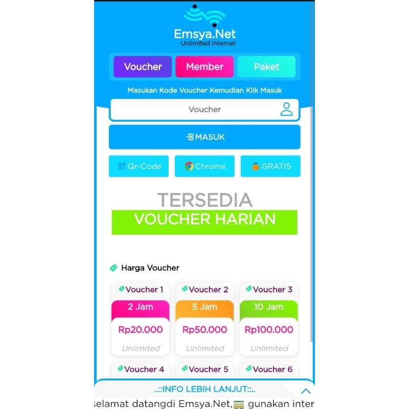 Jual Login Page Mikrotik | Hotspot Login Page Keren v e-3 | Shopee Indonesia