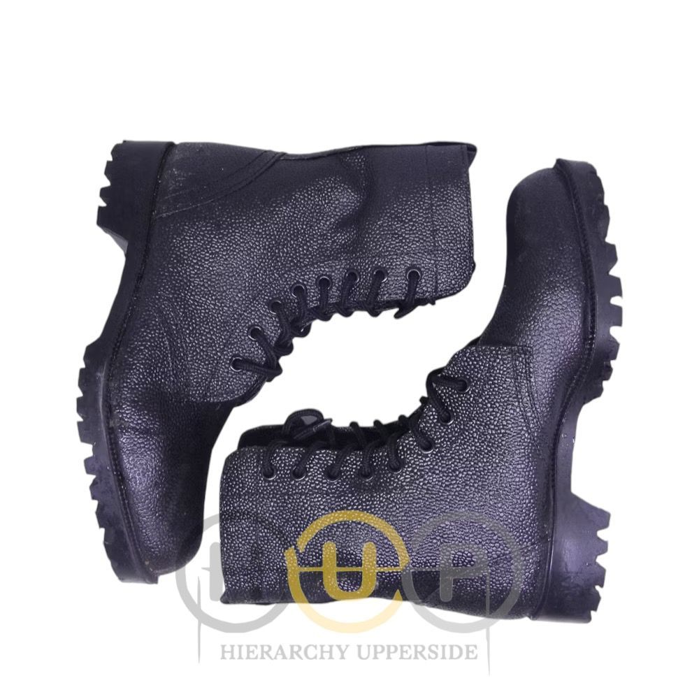 Jual SEPATU PDL HITAM SATLINMAS HANSIP SECURITY KULIT JERUK | Shopee ...