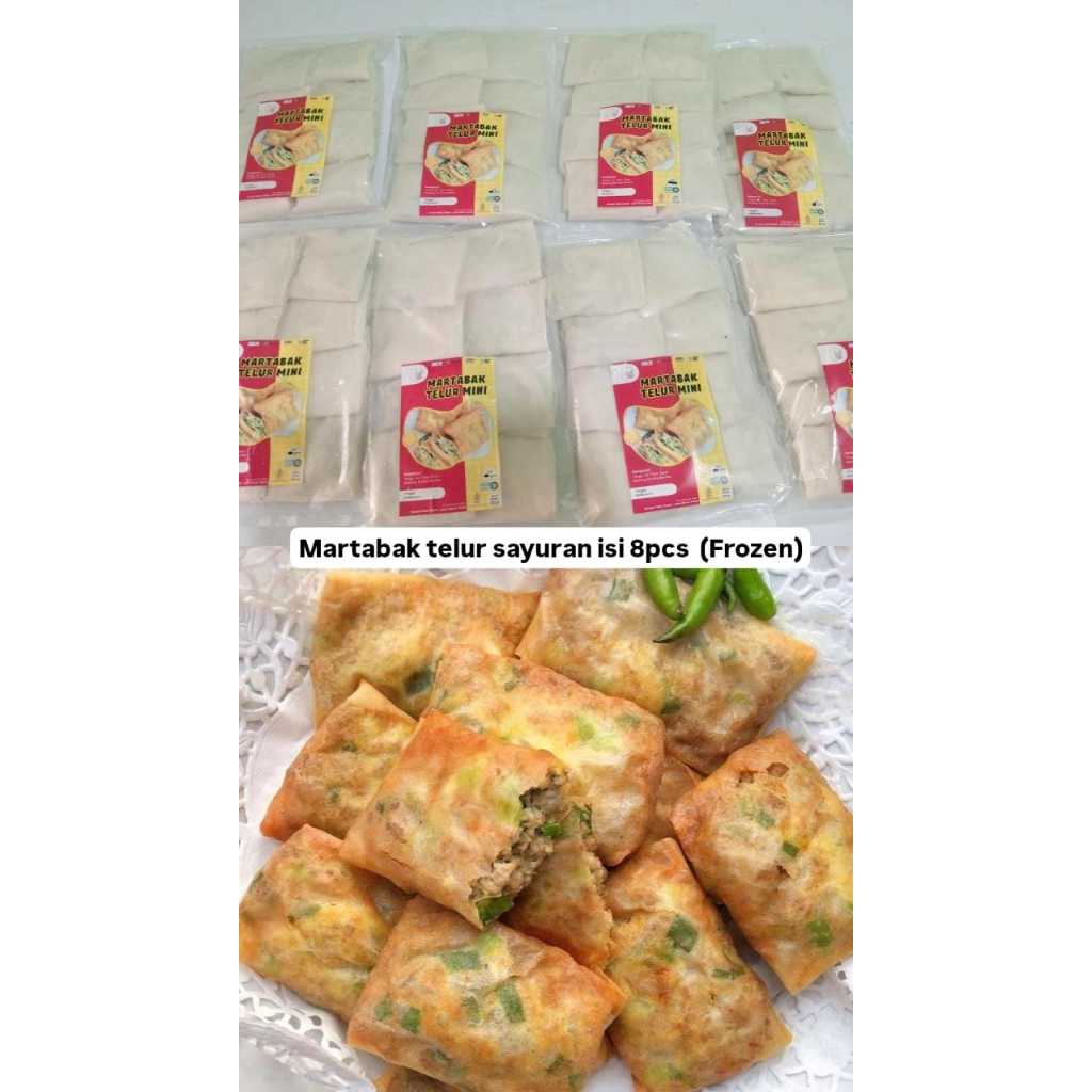 Jual Martabak telur mini isi 8pcs frozen food | Shopee Indonesia