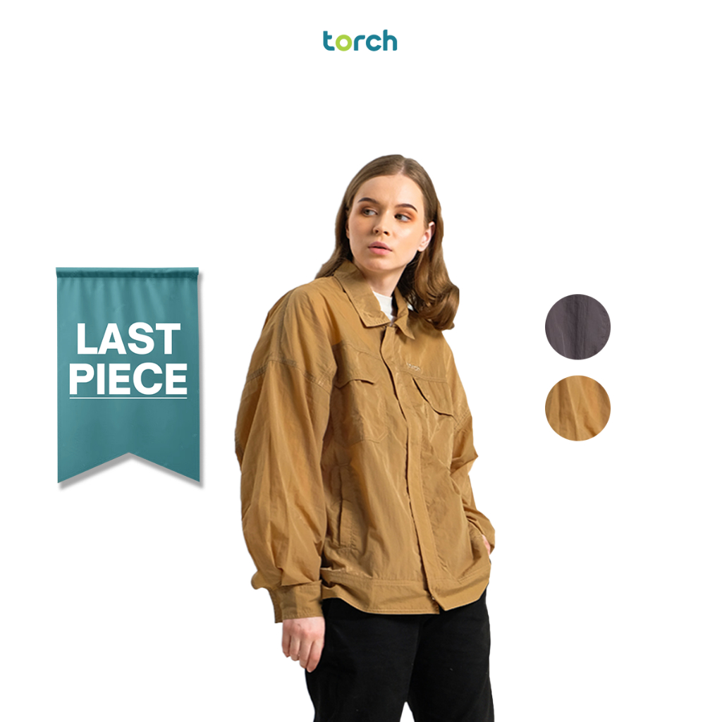 Jual TORCH Najid T-Shirt Overshirt Kemeja Crinkle Taslan Outwear Unisex ...