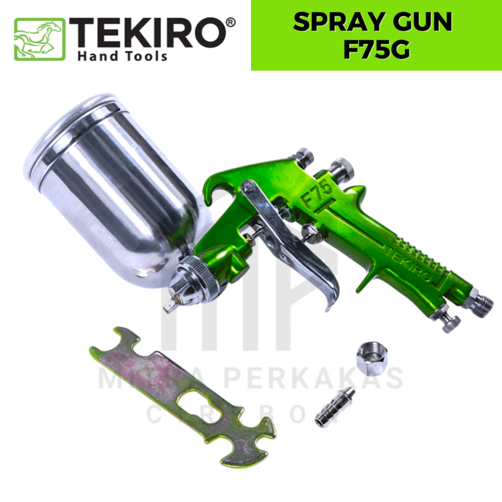 Jual TEKIRO Spray Gun F75G Tabung Atas Semprotan Cat Air Spraygun F75 G ...