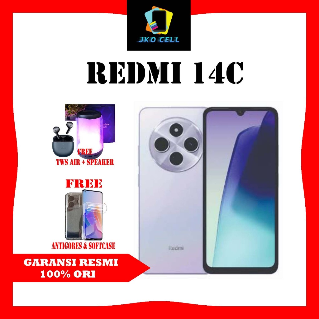 Jual XIAOMI REDMI 14C 6/128 & 8/256GB GARANSI RESMI | Shopee Indonesia