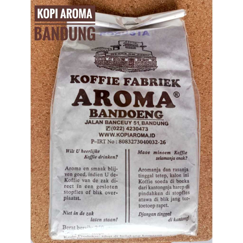 Jual KOPI AROMA BANDUNG ASLI 250 GRAM ROBUSTA KOFFIE FABRIEK BANDOENG | Shopee Indonesia