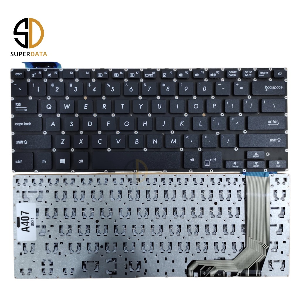 Jual Keyboard Asus A407 - Hitam | Shopee Indonesia