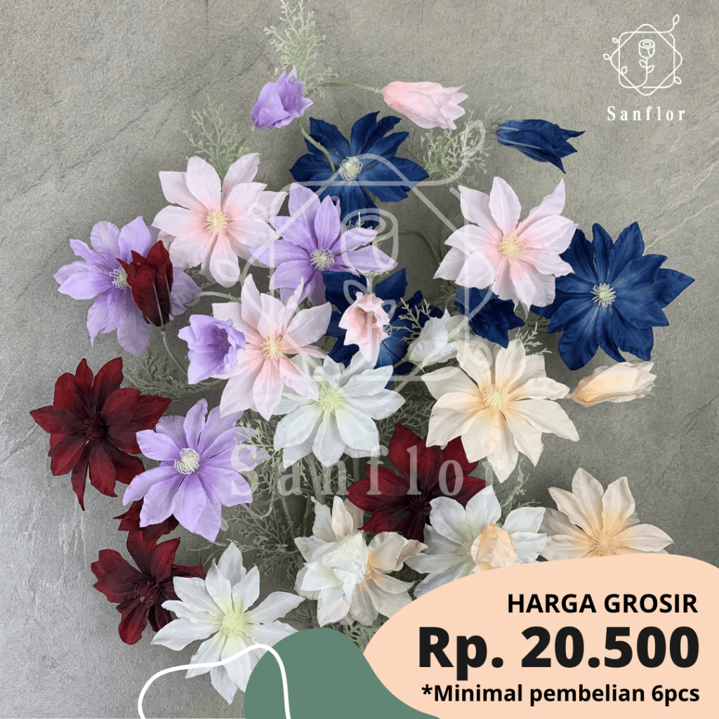 Jual DIAMOND LOTUS K5 / BUNGA SEROJA BUATAN BAHAN KAIN HIASAN PELAMINAN ...