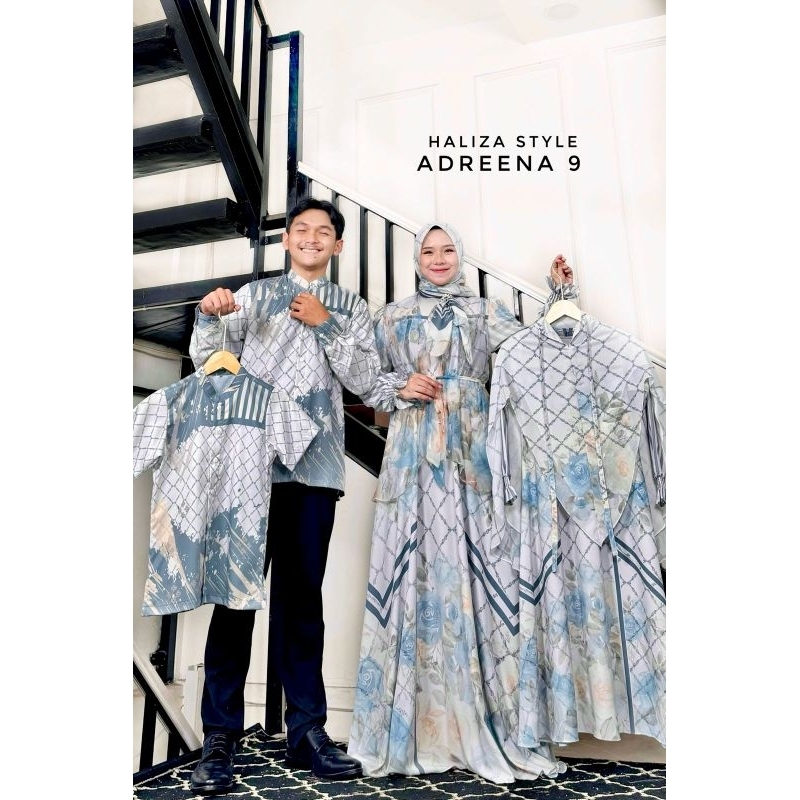 Jual ADREENA 9 | FAMILY SET SARIMBIT 2025 BY HALIZA STYLE HALIZA SYARI / COUPLE SET FAMILY ...