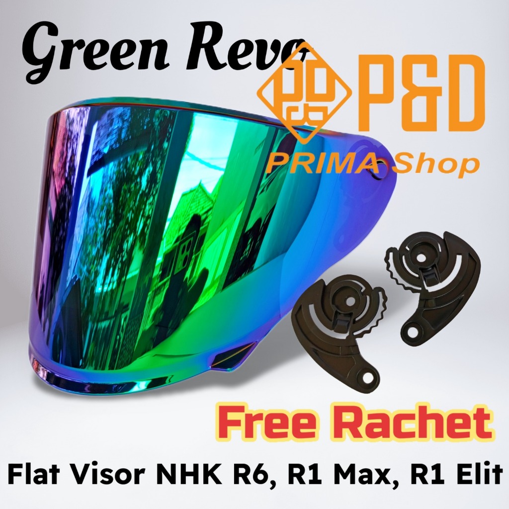 Jual Kaca Helm NHK R6, Flat Visor nhk r6 Clear, Smoke, Iridium | Shopee ...