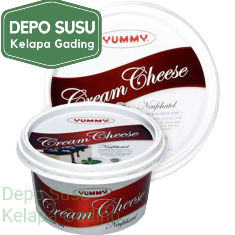Jual Yummy Cream Cheese Neufchatel 250gr | Keju Krim Alami Baking ...