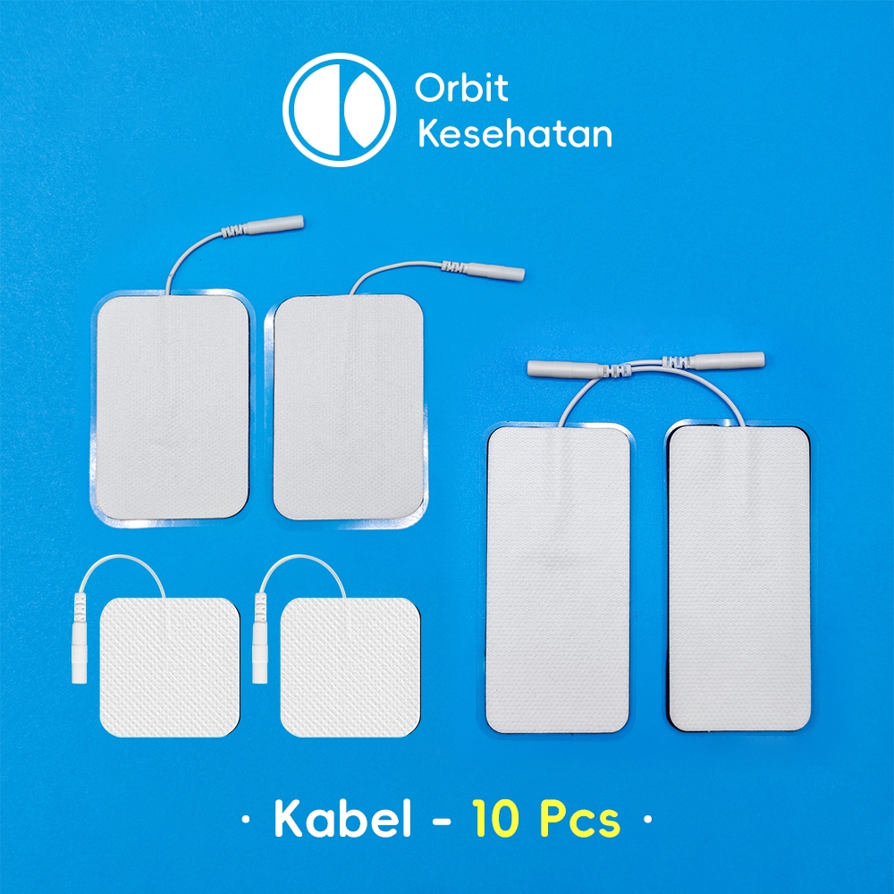 Jual 10pcs gel pad Putih Tens Electrode Pad Stimulator Pijat Elektrik ...