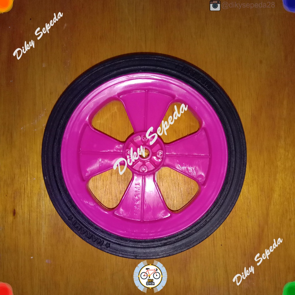 Jual BAN / RODA BELAKANG SEPEDA RODA 3 TRICYCLE NAKAMI ORI 100% BARU ...