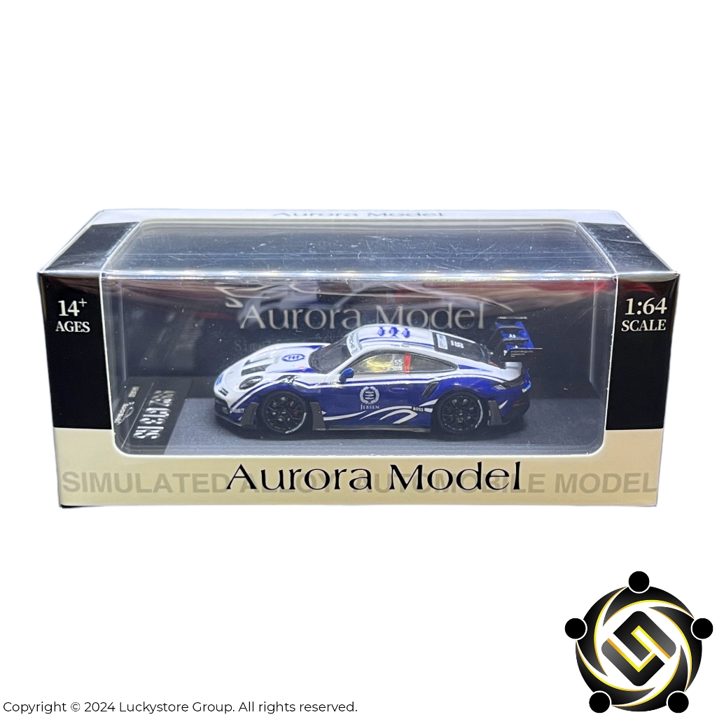 Jual Aurora Model 1:64 Porsche 992 GT3 RS Jebsen Racing Blue White ...