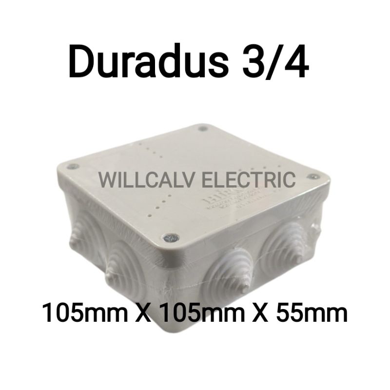 Jual DURADUS BOX / JUNCTION BOX 105 X 105 X 55 mm | Shopee Indonesia