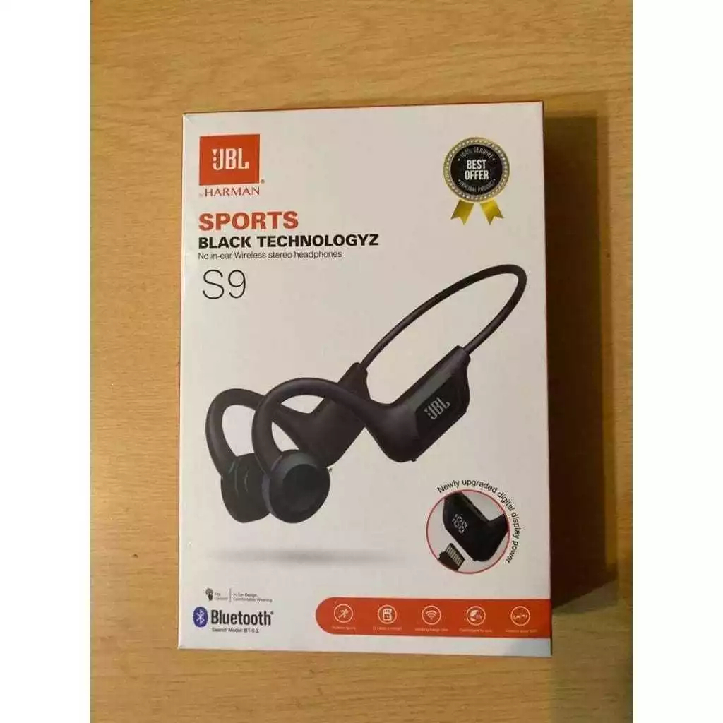 Jual Handsfree Bluetooth Sport s9 Bone Production S9 ( sudah LCD bisa ...