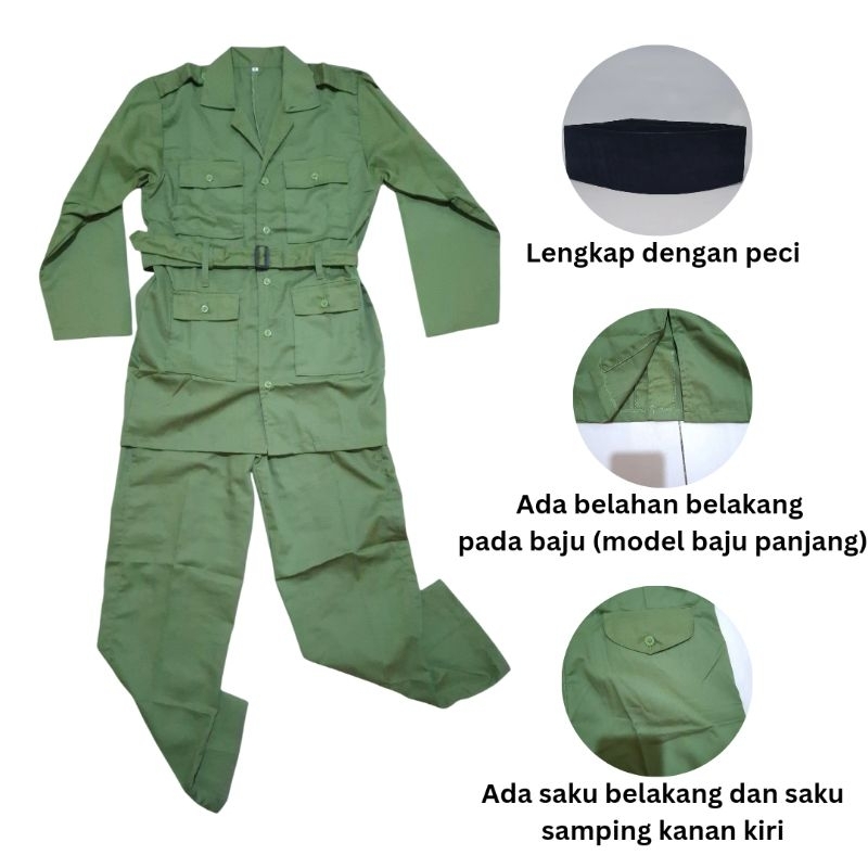 Jual Baju Bung Karno Hijau (DEWASA) - Baju Karnaval Bung Karno - Baju ... Jual Baju Bung Karno Hijau (DEWASA) - Baju Karnaval Bung Karno - Baju ...