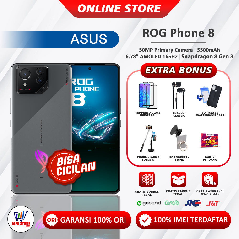 Jual Asus ROG 8 RAM 12/256GB Garansi Resmi | Shopee Indonesia