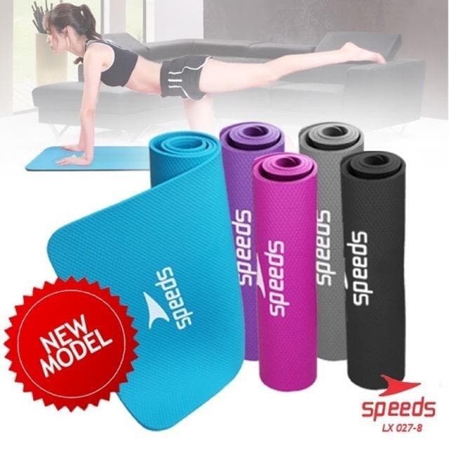 Jual Matras Yoga NBR SPEEDS lx 027 BAHAN NBR 10MM 8MM Yoga Matt Matras ...