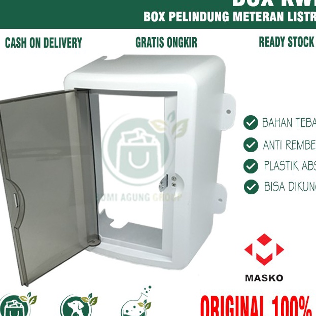 Jual SUPER BOX KWH PELINDUNG PENGAMAN METERAN LISTRIK TOKEN MASKO TEBAL ...