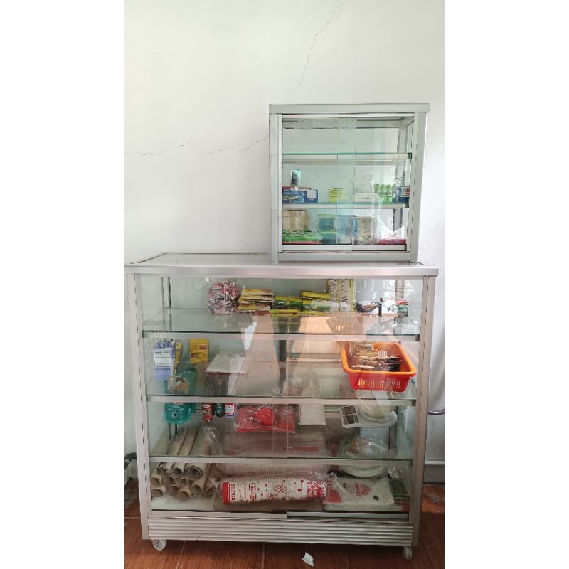 Jual Etalase kaca 1 meter | Shopee Indonesia