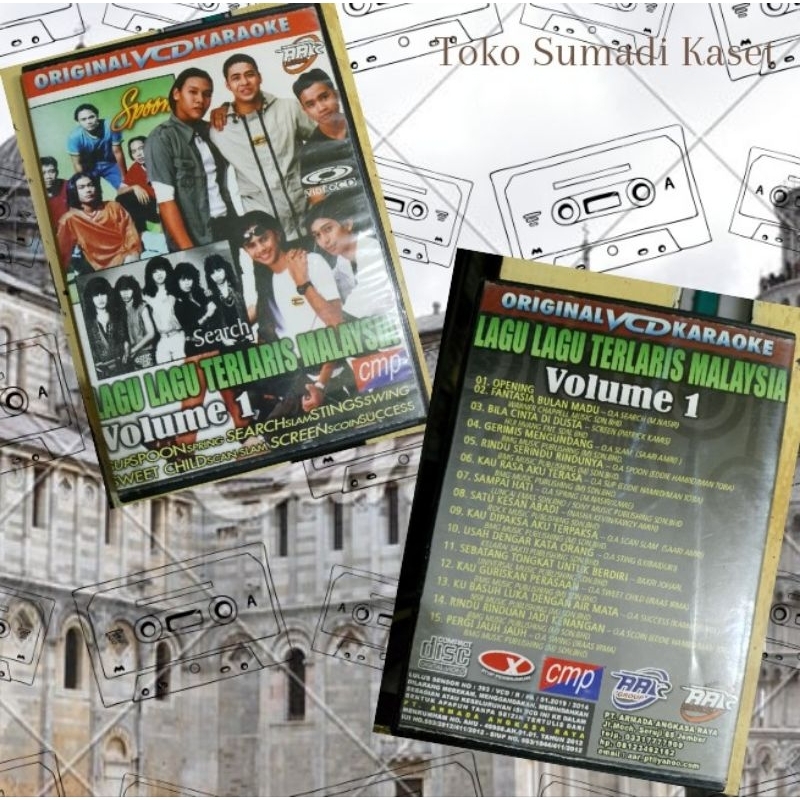 Jual vcd lagu lagu terlaris Malaysia vol 1 produksi AAR RECORD | Shopee Indonesia