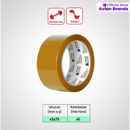 Jual Home Care Isolasi Transparan Isolasi Coklat LAKBAN | Shopee Indonesia