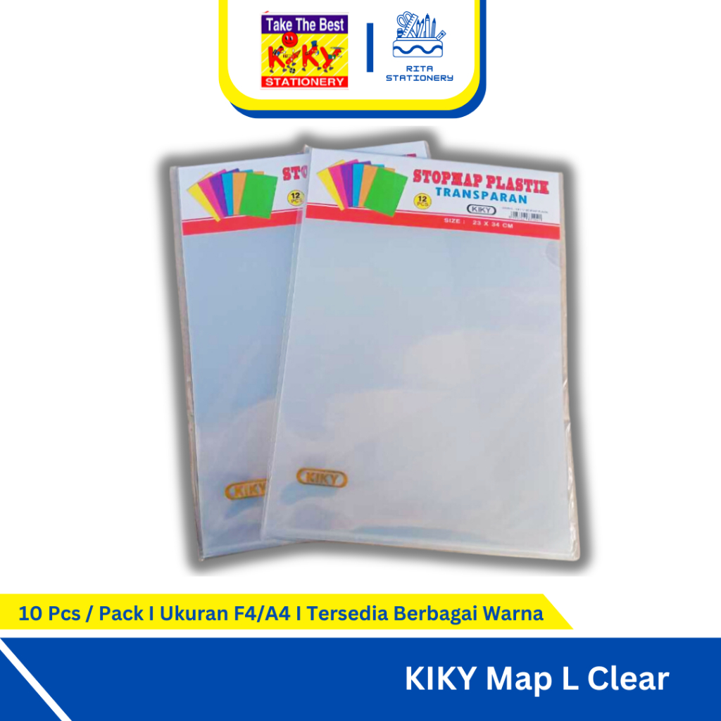Jual Kiky Map L CLear Map Bening Stopmap- pak isi 12 selusin | Shopee ...