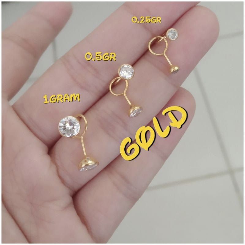 Jual ANTING TOGE PERAK 925 LAPIS MAS | Shopee Indonesia