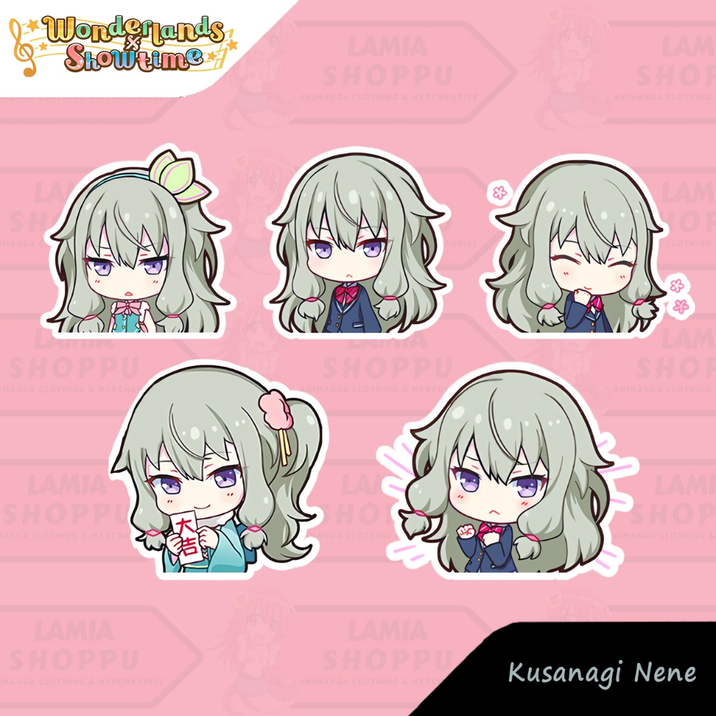 Jual Sticker Project Sekai Kusanagi Nene | Sticker Colorful Stage Nene Chibi | Project Sekai ...