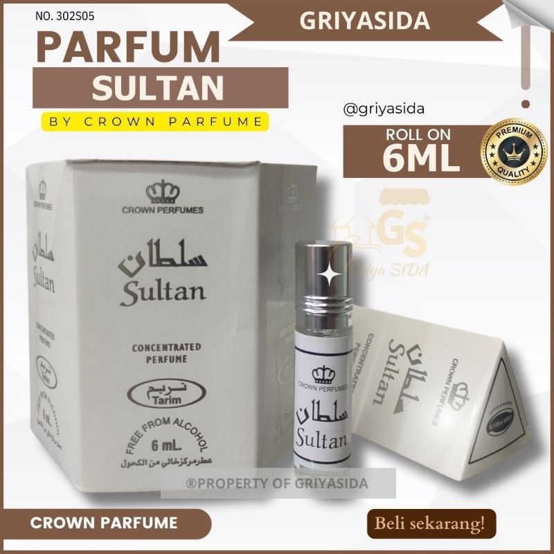 Jual Parfum sultan 6ml tarim minyak wangi aroma sultan mirip al rehab ...