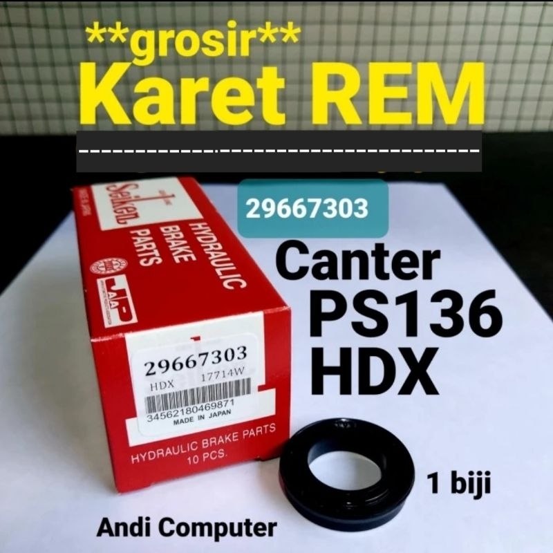 Jual Karet Rem Seal Canter PS136 HDX 29667303 | Shopee Indonesia
