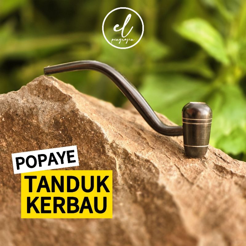 Jual pipa once POPEYE TANDUK KERBAU finishing rapi istimewa | Shopee ...