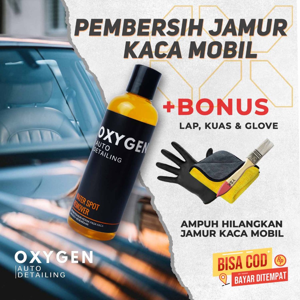 Jual Pembersih Jamur Kaca Mobil - WATERSPOT REMOVER - OXYGEN AUTO ...