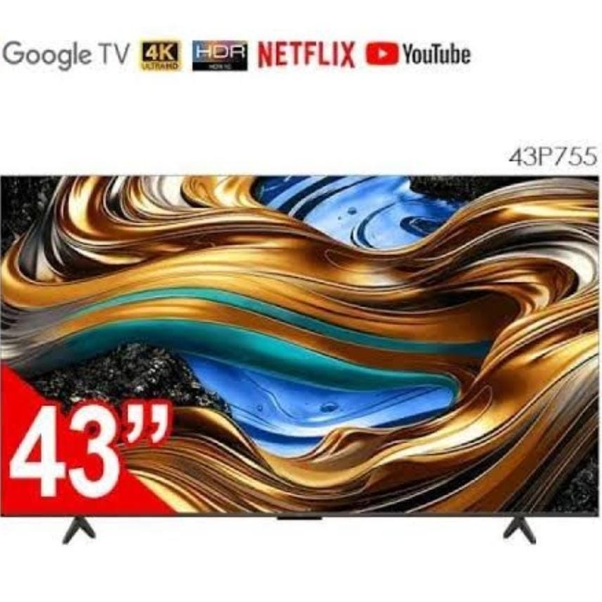 Jual TCL 43P755 LED Google TV Ultra HD 4K 43 inch | Shopee Indonesia