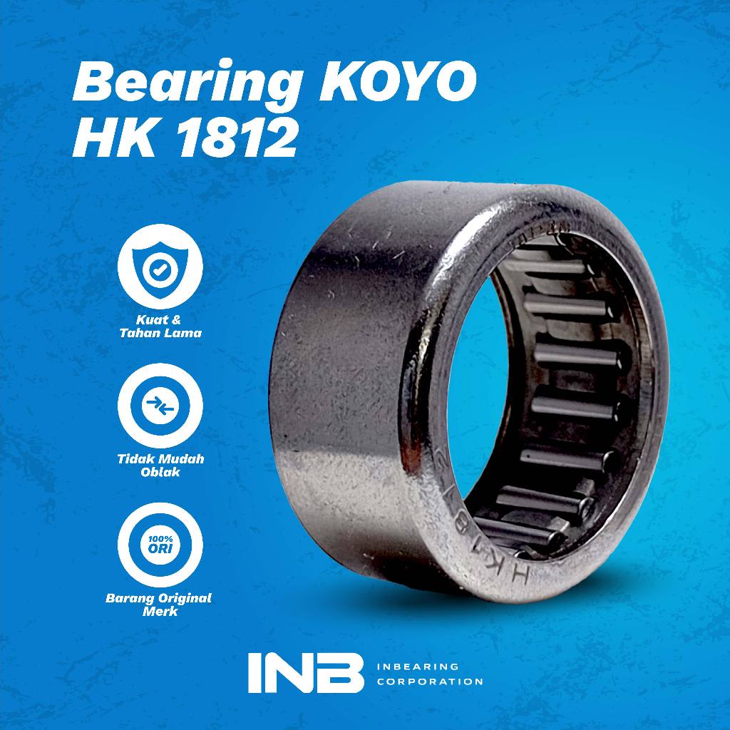 Jual Laker Bearing HK 1812 Koyo Bearing Bambu Mesin Kompresor INB Original Koyo | Shopee Indonesia