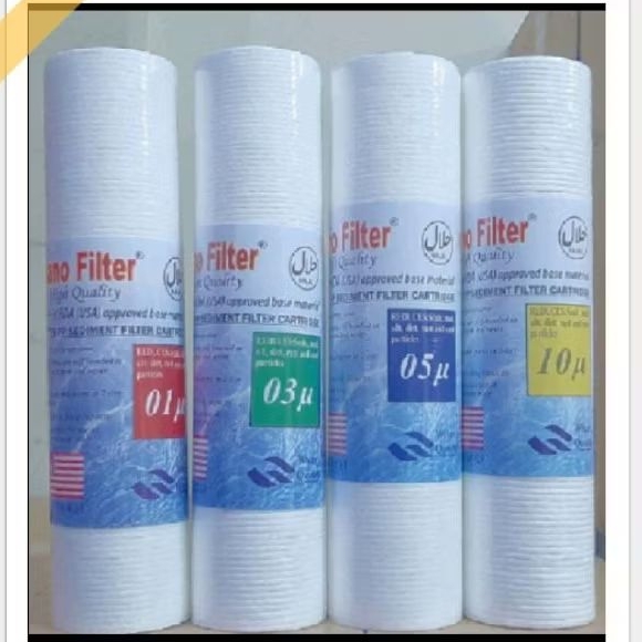 Jual ASLi / Original NANO FILTER 10 INCH/ CATRIDGE FILTER10 INC 0,1/0,3 ...