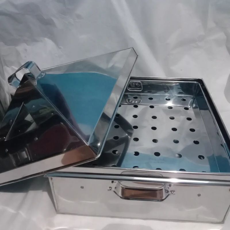 Jual klakat kukusan kotak uk 35x35cm bahan stenlis steel | Shopee Indonesia