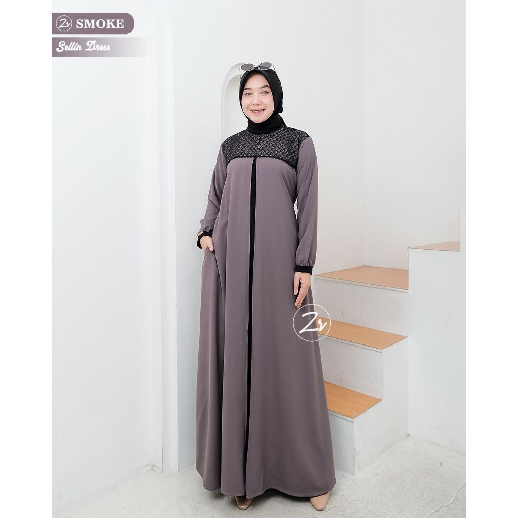 Jual ABAYA SELIN SABRINA MIX BURKAT BY ZR GAMIS MODEL POLOS BURKAT DADA ...