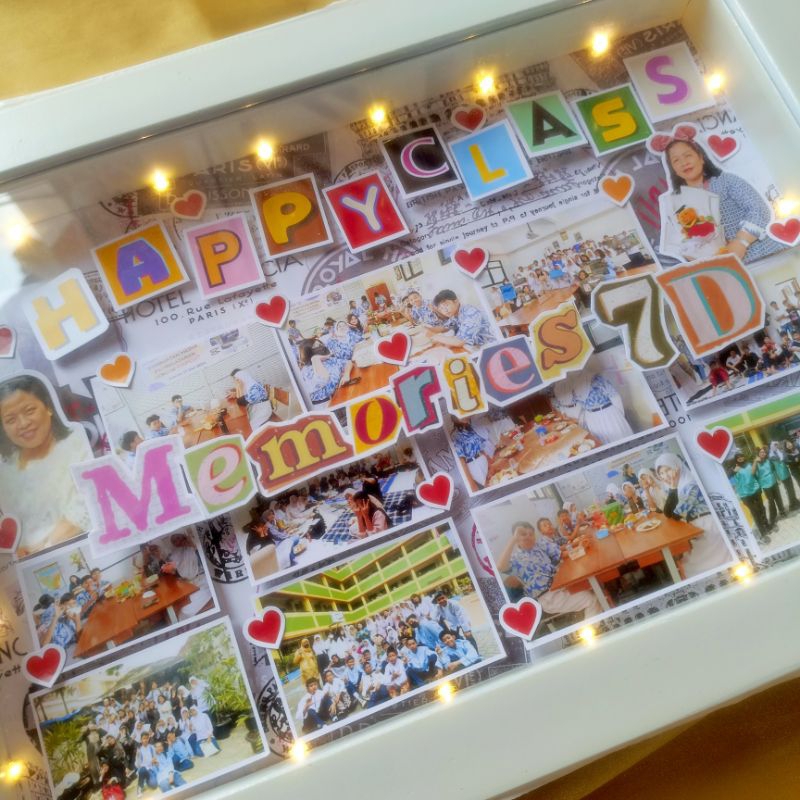 Jual Kado Scrapframe Pop Up untuk Guru Wali Kelas | Shopee Indonesia