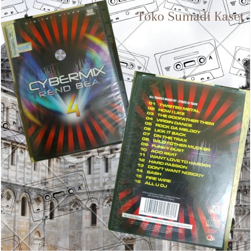 Jual VCD cyber mix trend beat 4 produksi SMM RECORD | Shopee Indonesia