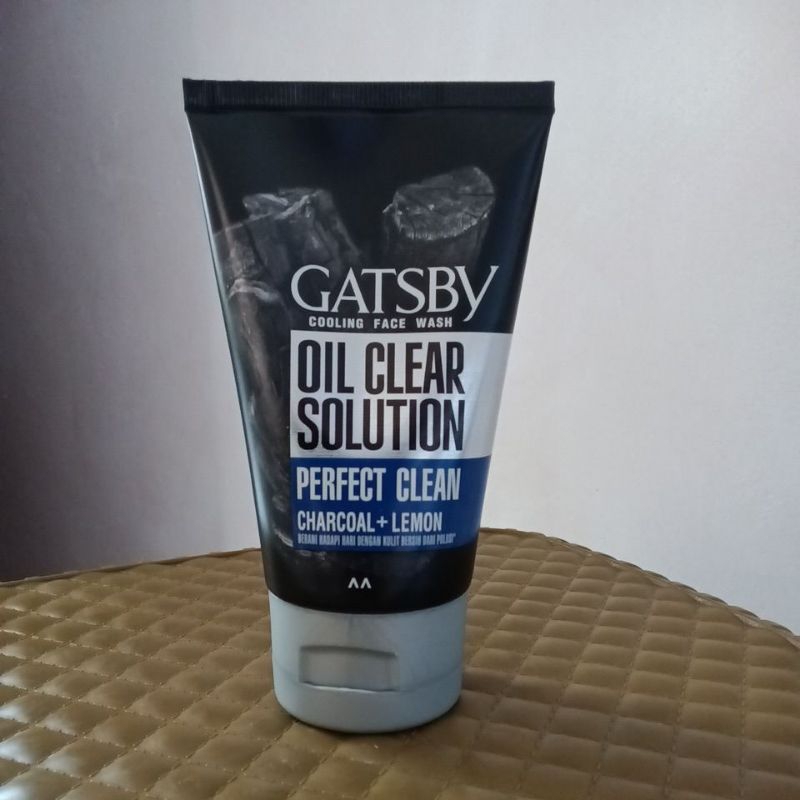 Jual Gatsby Cooling Face Wash Oil Clear Solution Perfect Clean Charcoal + Lemon 100 g | Shopee ...