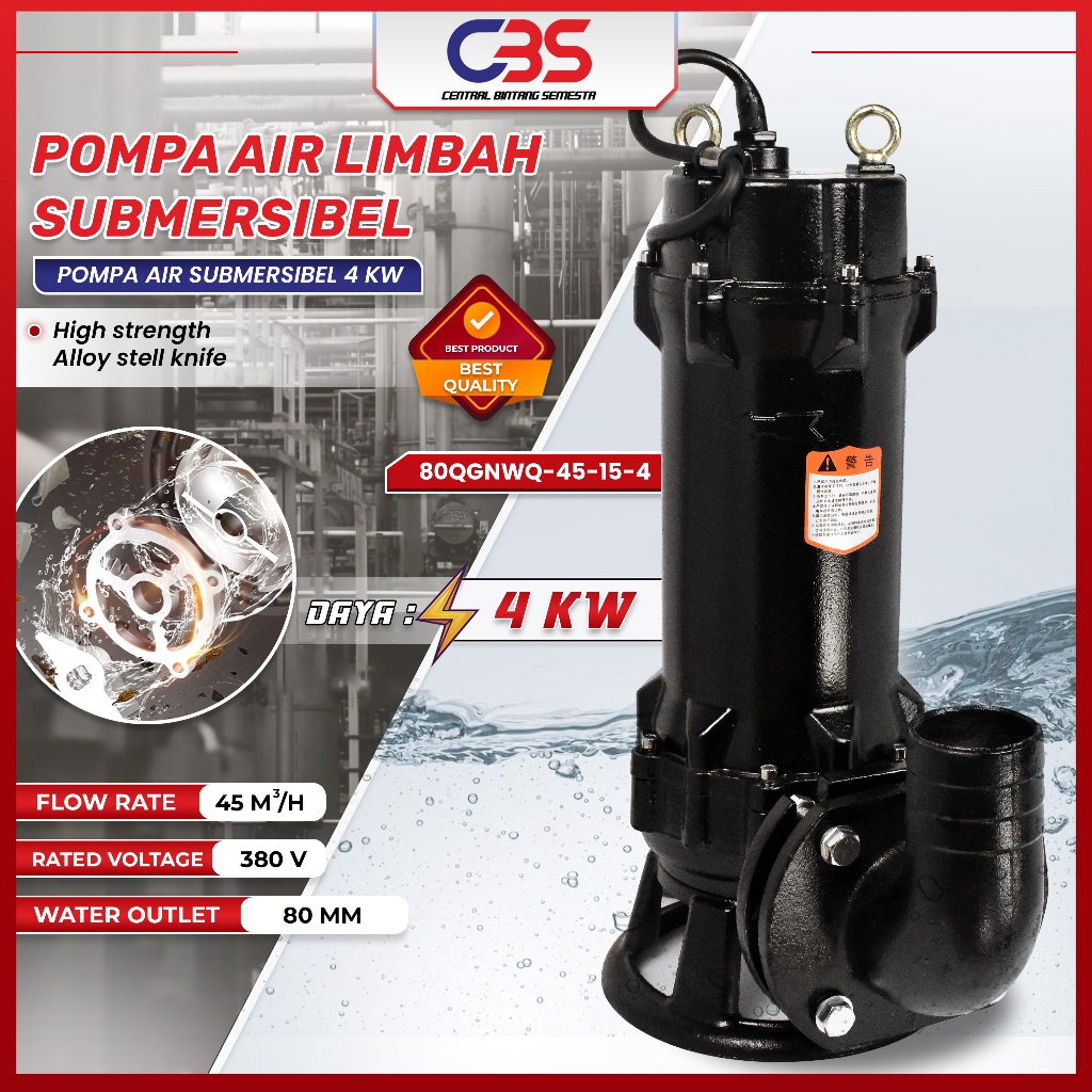 Jual Pompa Air Celup Limbah – Pompa Celup Pemotongan pompa hisap lumpur ...