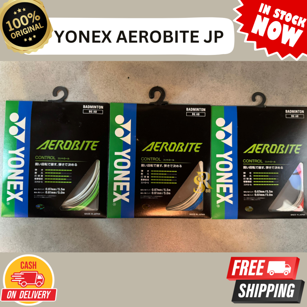 Jual Senar Badminton Yonex Aerobite Bg Aerobite Japan / Jepang /Jp ...