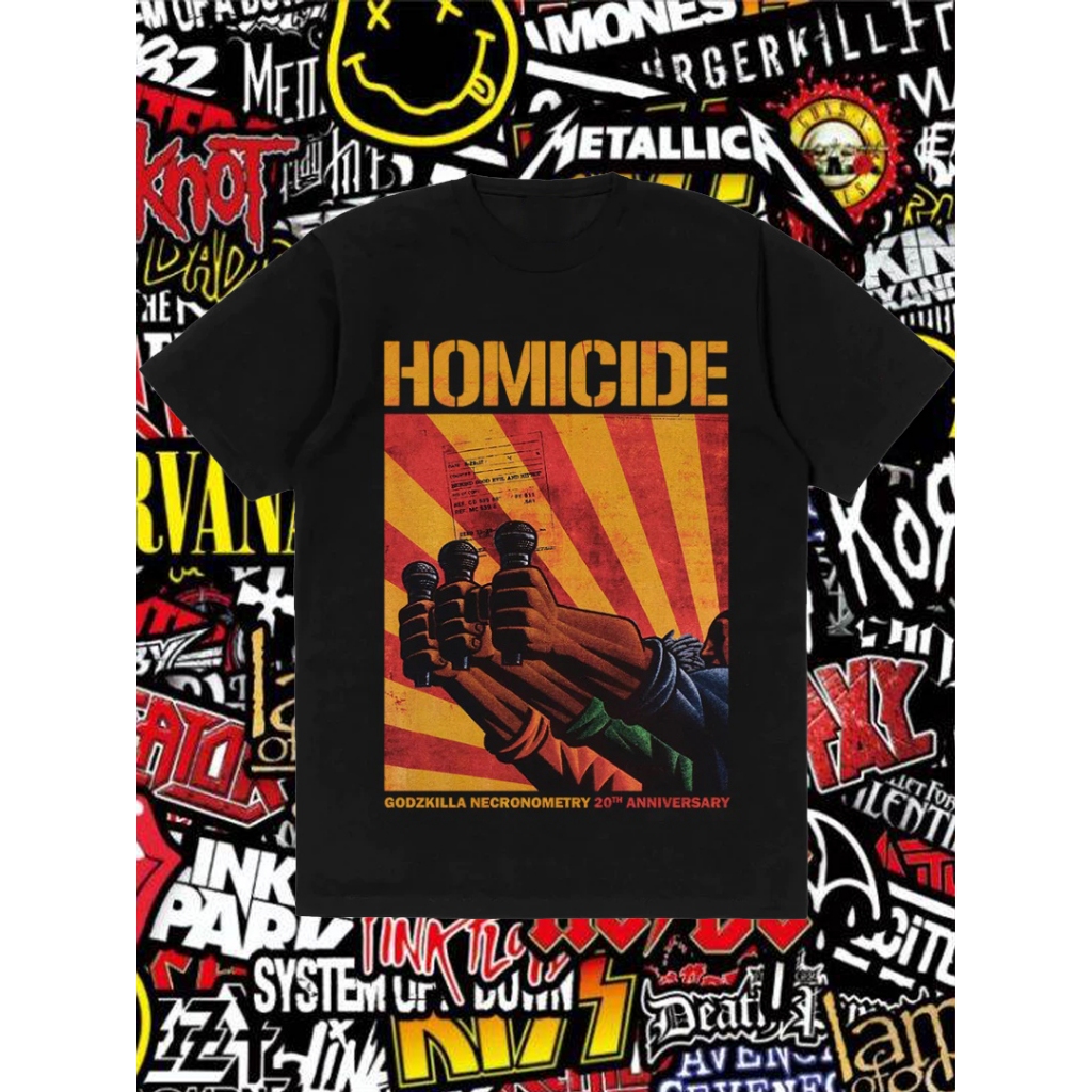 Jual T-shirt Band Homicide Terra Angkara | Shopee Indonesia