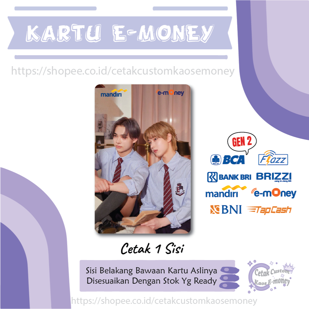 Jual KARTU EMONEY ETOLL KPOP KOREA ENHYPEN HAKANAI DEBUT NIKI & SUNO ...