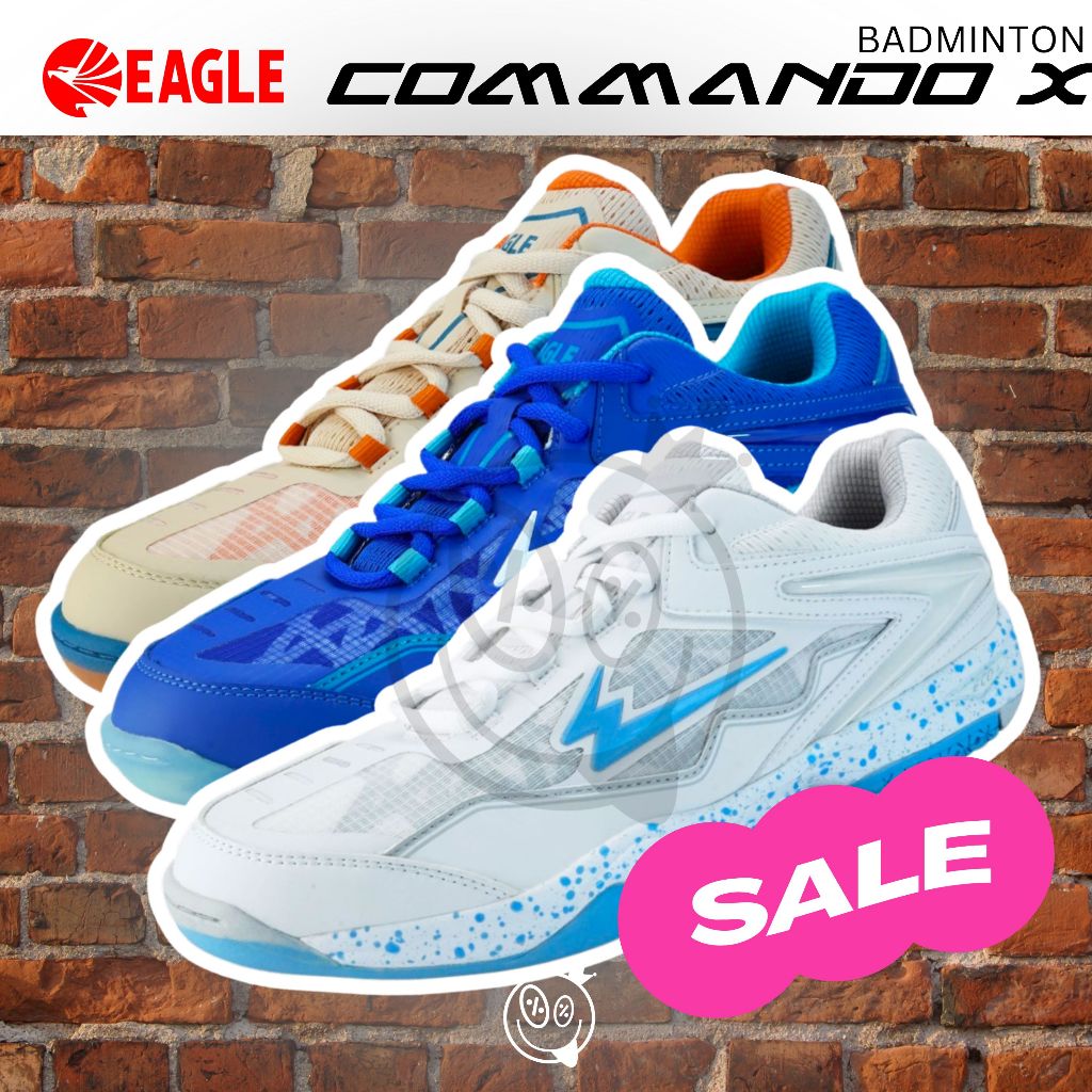 Jual EAGLE COMMANDO X SEPATU BADMINTON OLAHRAGA PRIA WANITA KETS ...