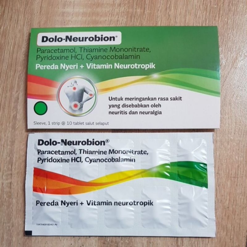 Jual DOLO NEUROBION STRIP 10 KAPLET - VITAMIN NEUROTROPIK + ANTINYERI ...