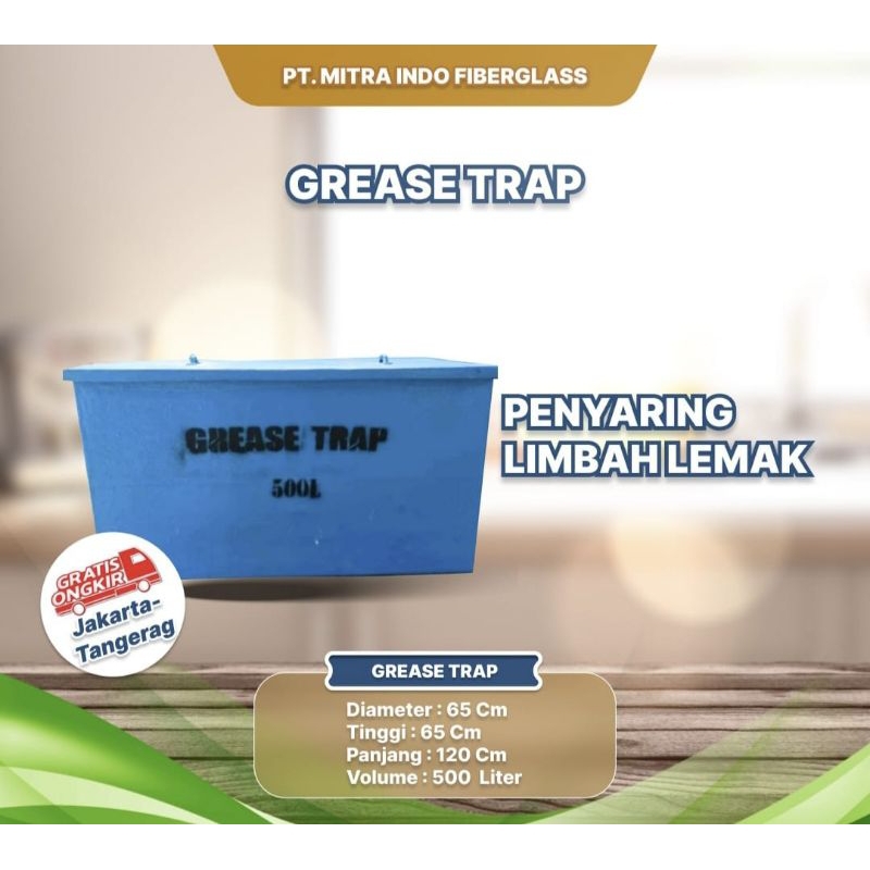 Jual Grease trap 500 liter BIO MIF | Shopee Indonesia