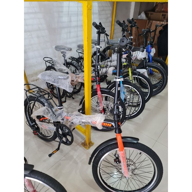 Jual Sepeda Lipat 20 inch VELION ( MEMILIKI GIGI 7 SPEED DAN REM CAKRAM ...