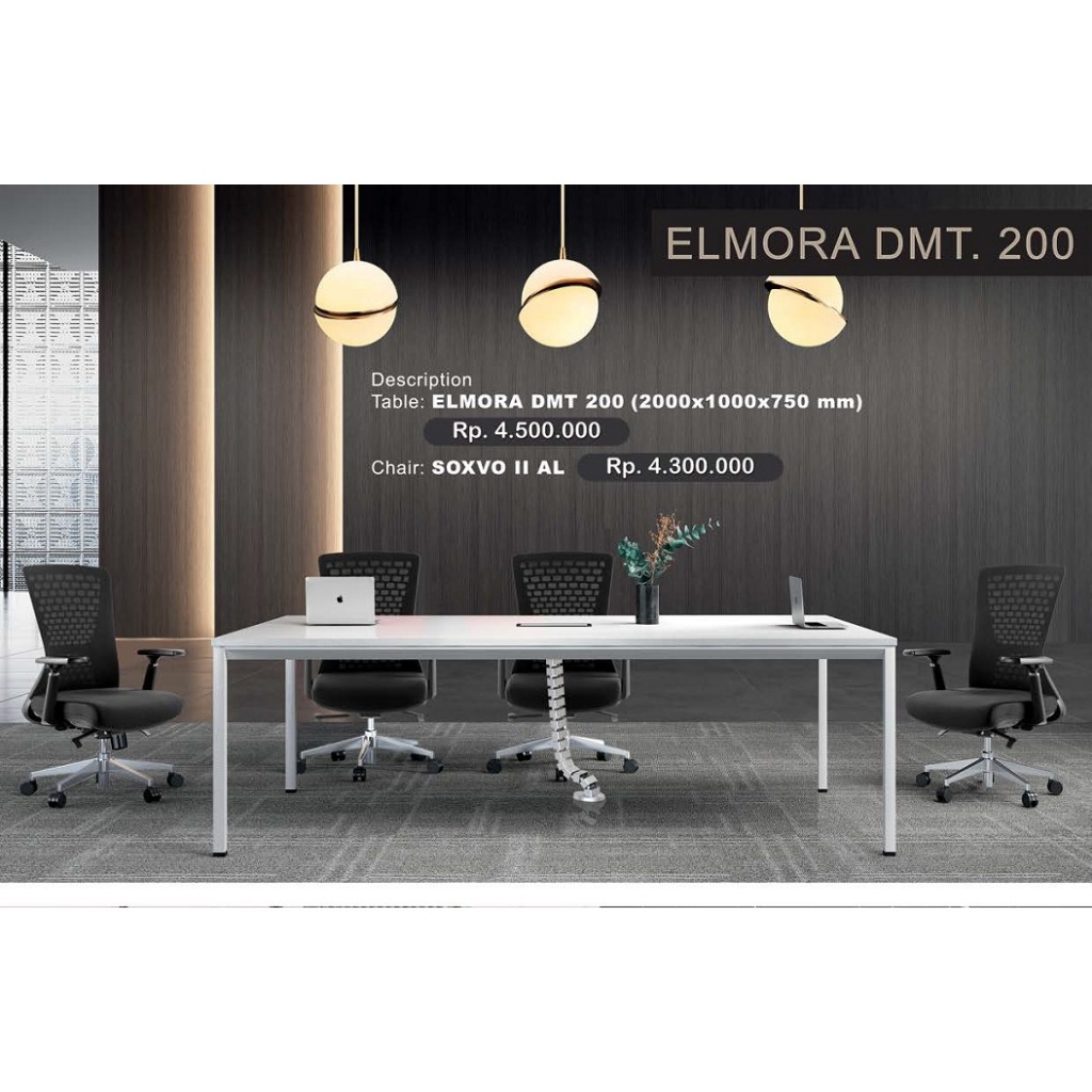 Jual Meja Meeting Meja Rapat INDACHI ELMORA DMT200 Molek Furniture ...
